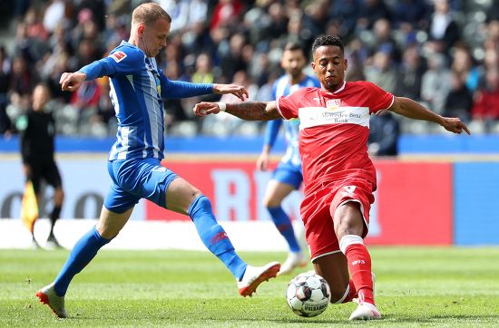 Berlins Ondrej Duda L Stuttgarts Dennis Editorial Stock Photo - Stock ...