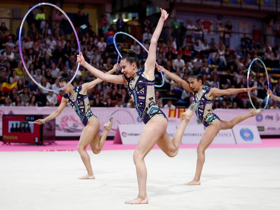 Mexican Team Gymnastics Competes Fig World Editorial Stock Photo ...