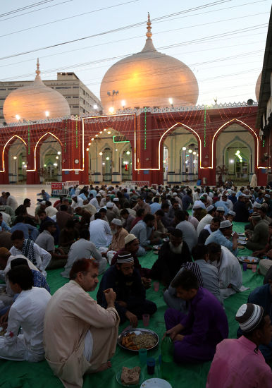 Muslims Break Fast Mosque During Holy Editorial Stock Photo - Stock ...