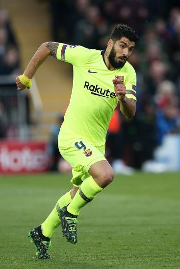 Barcelona Forward Luis Suarez 9 During Editorial Stock Photo - Stock ...