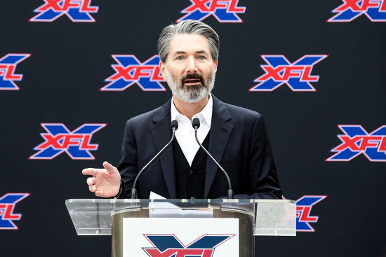 Xfls President Coo Jeffrey Pollack Delivers Editorial Stock Photo ...
