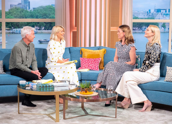 Phillip Schofield Holly Willoughby Julia Stiles Editorial Stock Photo ...