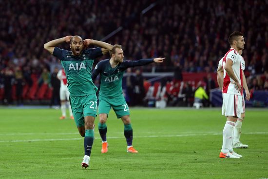 Lucas Tottenham Hotspur Celebrates Scoring Second Editorial Stock Photo ...