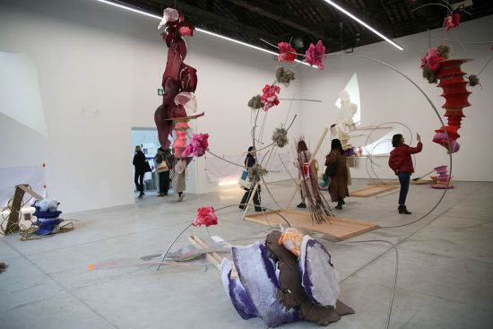 Arsenale Installation Saules Suns By Daiga Editorial Stock Photo ...