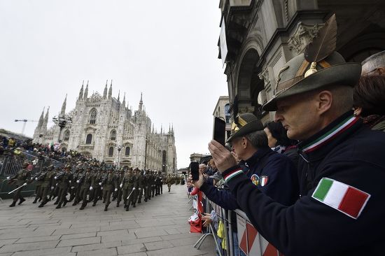 Alpini Specialised Mountain Warfare Infantry Corps Editorial Stock ...
