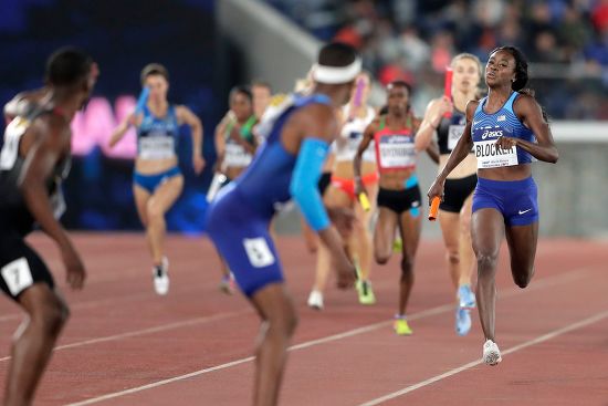 Jasmine Blocker R Usa Competes Mixed Editorial Stock Photo - Stock ...