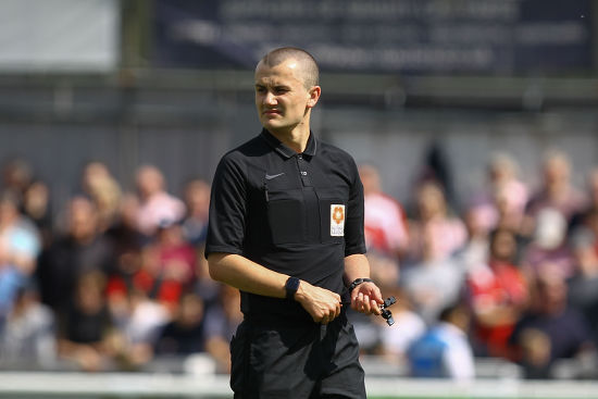 Referee Andrew Kitchen During Woking Vs Editorial Stock Photo - Stock ...