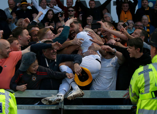 Newport Countys Robbie Willmott Celebrates Fans Editorial Stock Photo ...