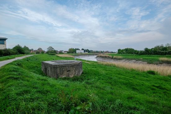 World War Ii Pillbox On Banks Editorial Stock Photo - Stock Image ...