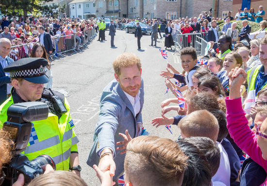 Prince Harry Visits Barton Neighbourhood Centre Editorial Stock Photo ...