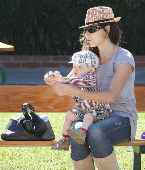 Minnie Driver Son Henry Story Driver Editorial Stock Photo - Stock ...