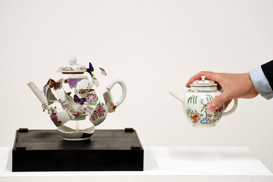 Deconstructed Teapot Butterflies 2017 By Bouke Editorial Stock Photo ...