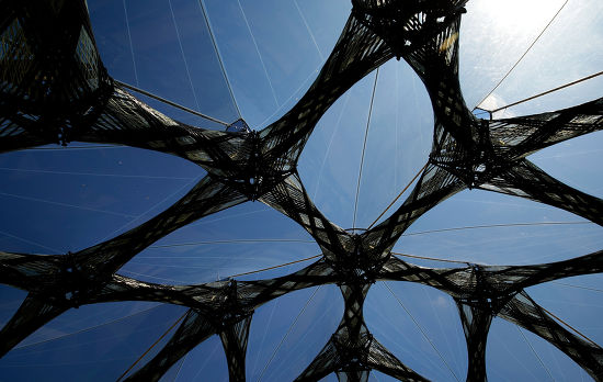 Part Bionic Fiber Pavilion Seen National Editorial Stock Photo - Stock ...