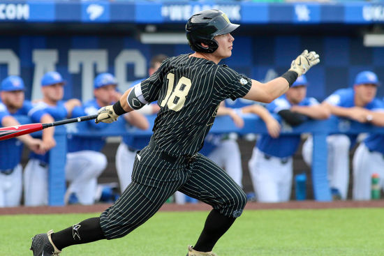 Vanderbilts Pat Demarco Watches His Hit Editorial Stock Photo - Stock ...