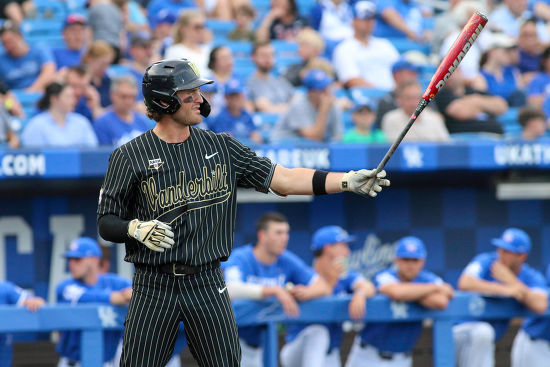 Vanderbilts Julian Infante During Game Between Editorial Stock Photo ...