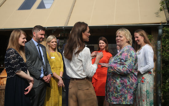 Catherine Duchess Cambridge Talking Sue Biggs Editorial Stock Photo ...