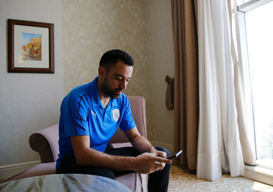 Former Barcelona Legend Current Qatari Club Editorial Stock Photo ...