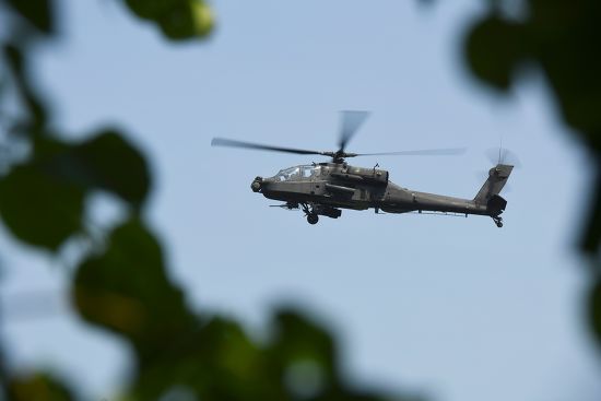 Dutch Apache Helicopter Takes Part Military Editorial Stock Photo ...