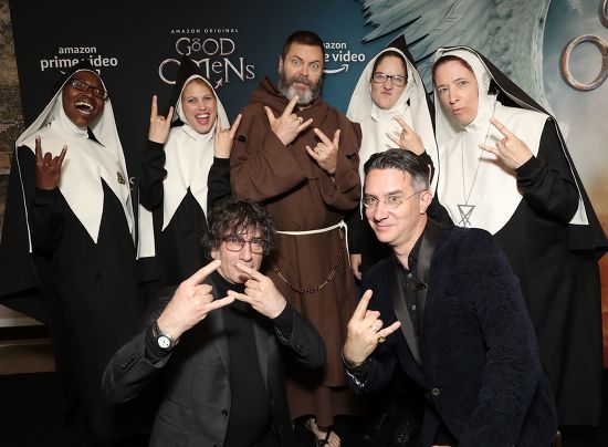 Nick Offerman Neil Gaiman Executive Producer Editorial Stock Photo ...