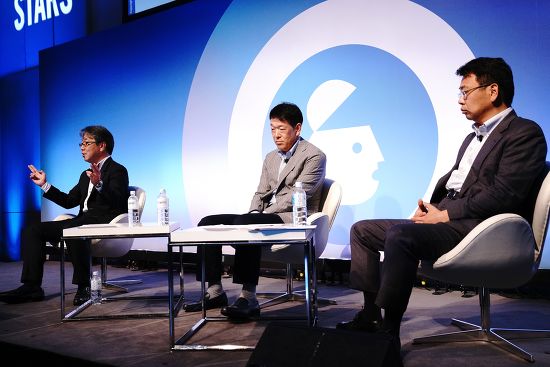 Left Right Jun Miyamoto President Nielsen Editorial Stock Photo - Stock ...