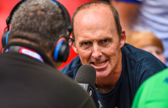 Emotional Mike Dean Referee Tranmere Rovers Editorial Stock Photo ...