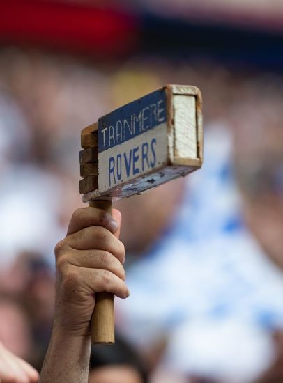 Tranmere Rovers Fans Celebrate Stands Editorial Stock Photo - Stock ...