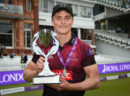 Tom Abell C Somerset Poses Trophy Editorial Stock Photo - Stock Image ...