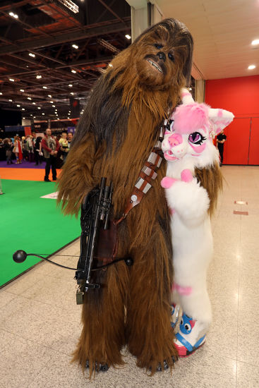 Chewbacca Finds Cuddly Friend Mcm London Editorial Stock Photo - Stock ...