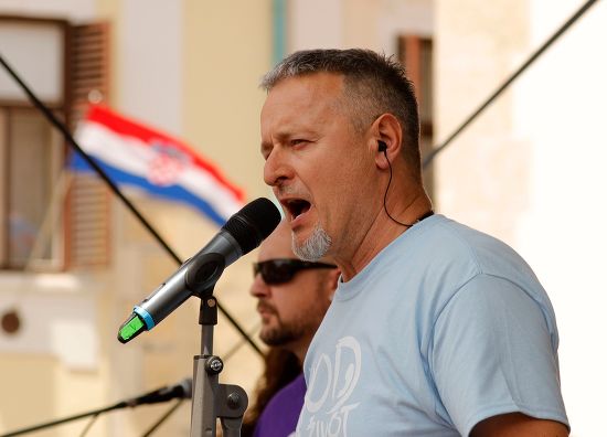 Marko Perkovic Thompson Sings Song On Editorial Stock Photo - Stock ...