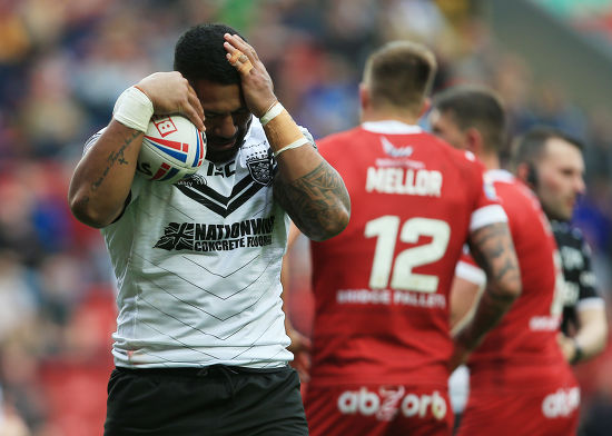 Mickey Paea Hull Fc Looks Dejected Editorial Stock Photo - Stock Image ...