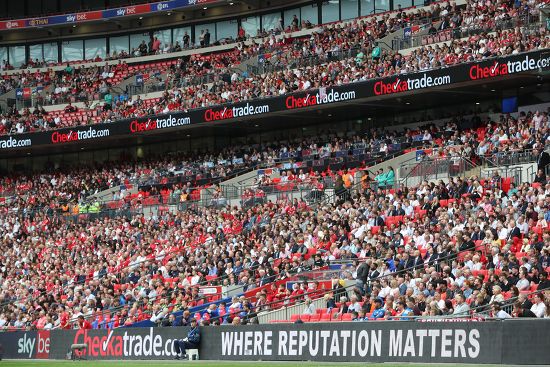 Checkatrade Branding Around Stadium Editorial Stock Photo - Stock Image ...