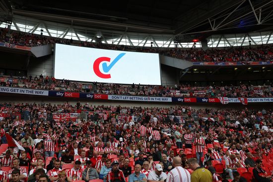 Checkatrade Branding Around Stadium Editorial Stock Photo - Stock Image ...
