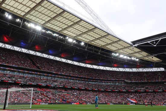 Checkatrade Branding Around Stadium Editorial Stock Photo - Stock Image ...