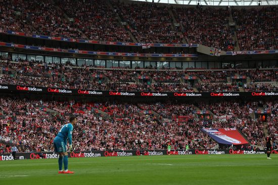 Checkatrade Branding Around Stadium Editorial Stock Photo - Stock Image ...