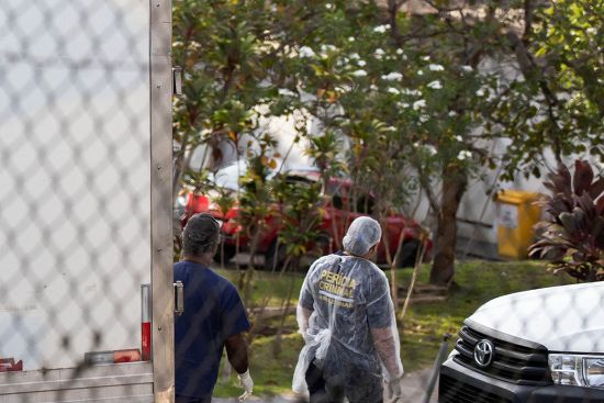 Exterior View Cars Forensic Team Transferring Editorial Stock Photo ...