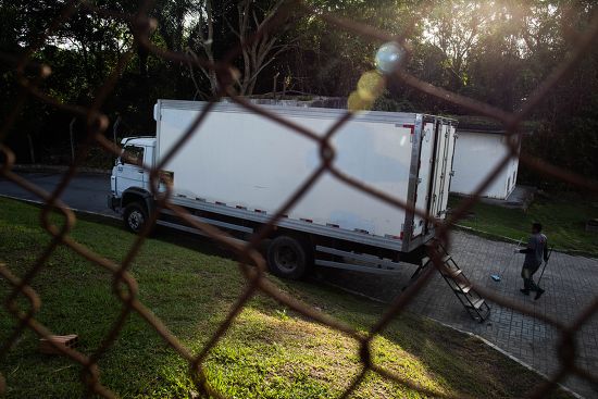 Exterior View Cars Forensic Team Transferring Editorial Stock Photo ...
