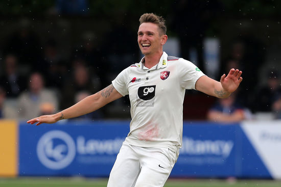 Harry Podmore Kent Celebrates Taking Wicket Editorial Stock Photo ...