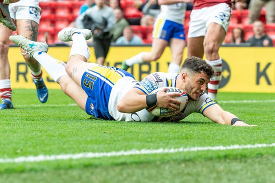Declan Patton Warrington Wolves Scores Try Editorial Stock Photo ...
