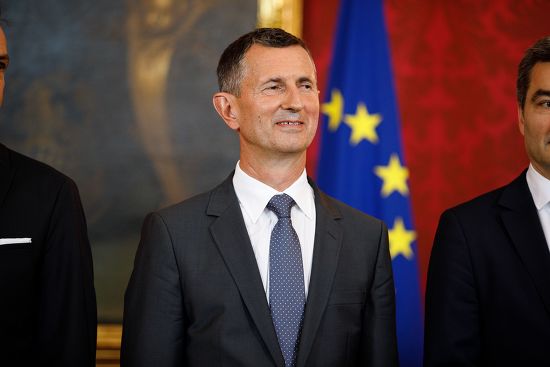 Thomas Starlinger New Defence Minister Austria Editorial Stock Photo ...