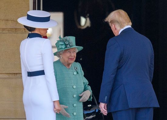 Melania Trump Queen Elizabeth Ii Donald Editorial Stock Photo - Stock ...