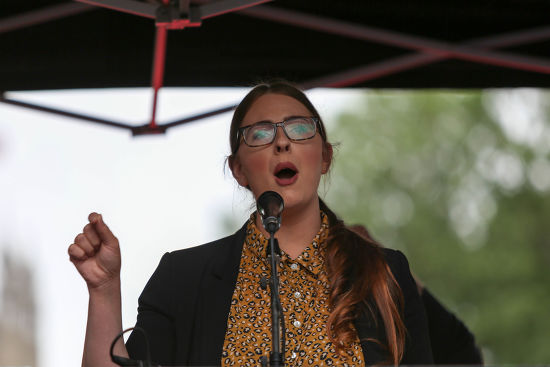 Laura Piddock Mp Speaks Rally Anti Editorial Stock Photo - Stock Image ...