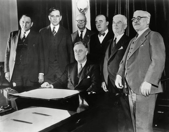 President Franklin Roosevelt Ends Prohibition By Editorial Stock Photo ...