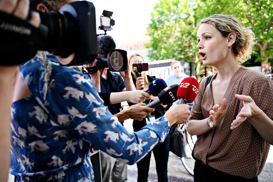 Leader Danish Left Wing Party Enhedslisten Editorial Stock Photo ...
