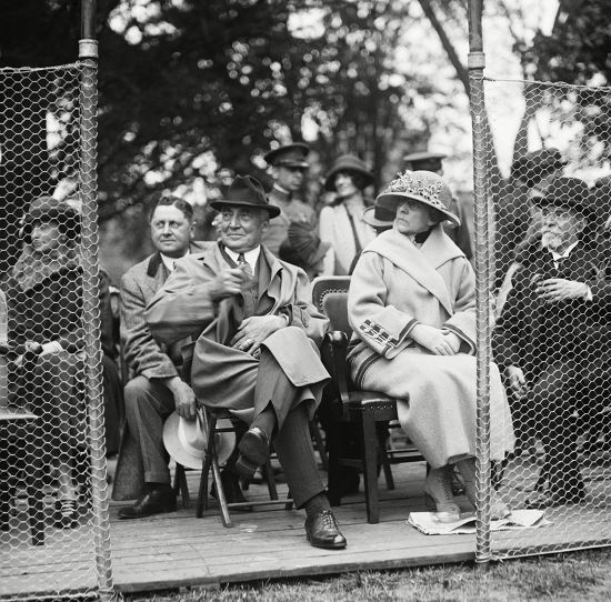 President Warren Harding First Lady Watching Editorial Stock Photo ...