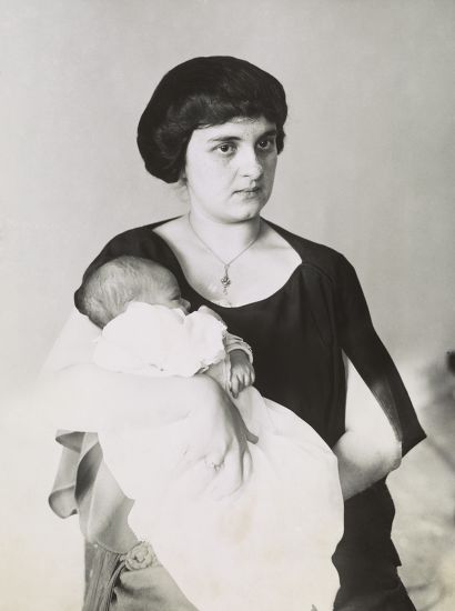 Mrs Mary Creighton Her Baby Born Editorial Stock Photo - Stock Image ...