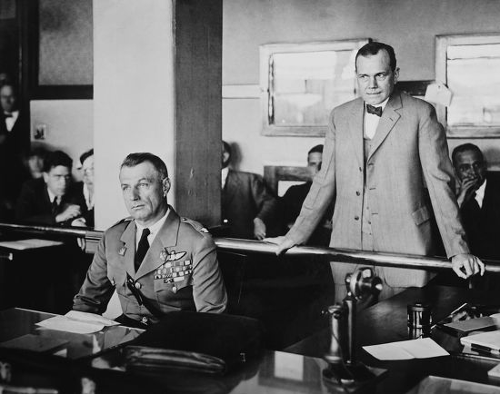 Colonel Billy Mitchell His 1925 Courtmarshal Editorial Stock Photo ...