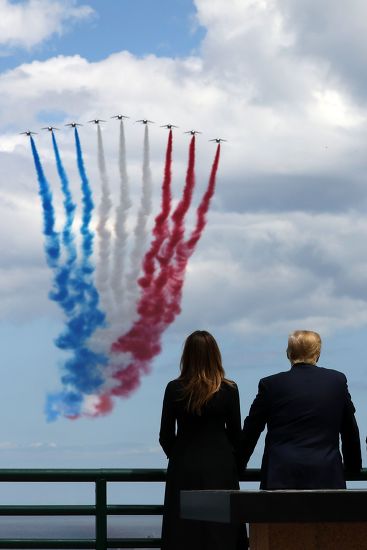 Melania Trump Donald Trump During Frenchus Editorial Stock Photo ...