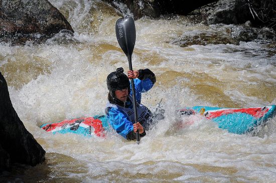 Class 5 Whitewater Homestake Creek Requires Editorial Stock Photo ...