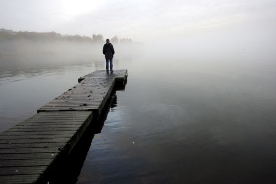 Model Released Lonely Man Editorial Stock Photo - Stock Image ...