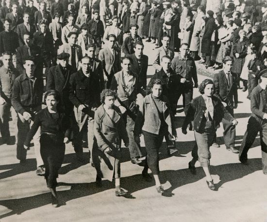 Men Women Leftist Popular Front Parade Editorial Stock Photo - Stock ...